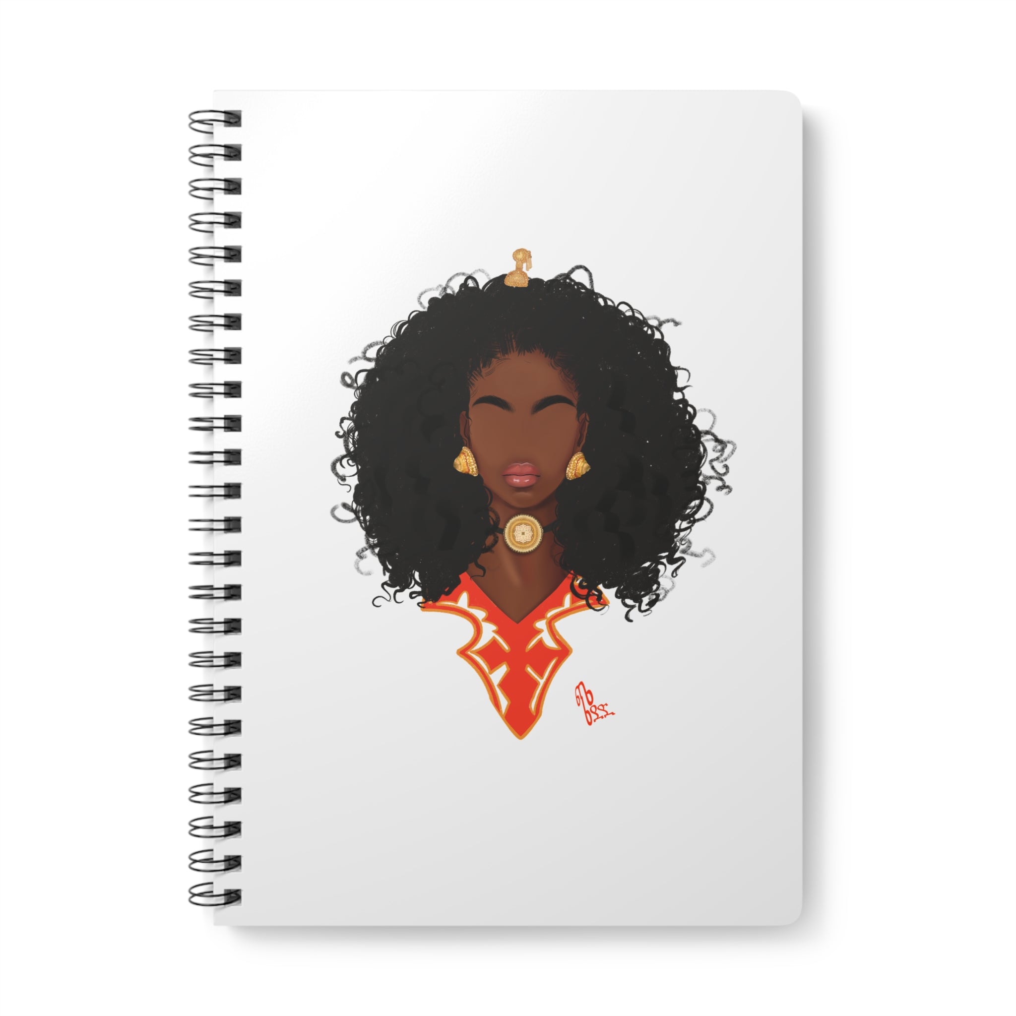 Tigrinya Tribe Wirobound Softcover Notebook, A5 – Chided Fashion